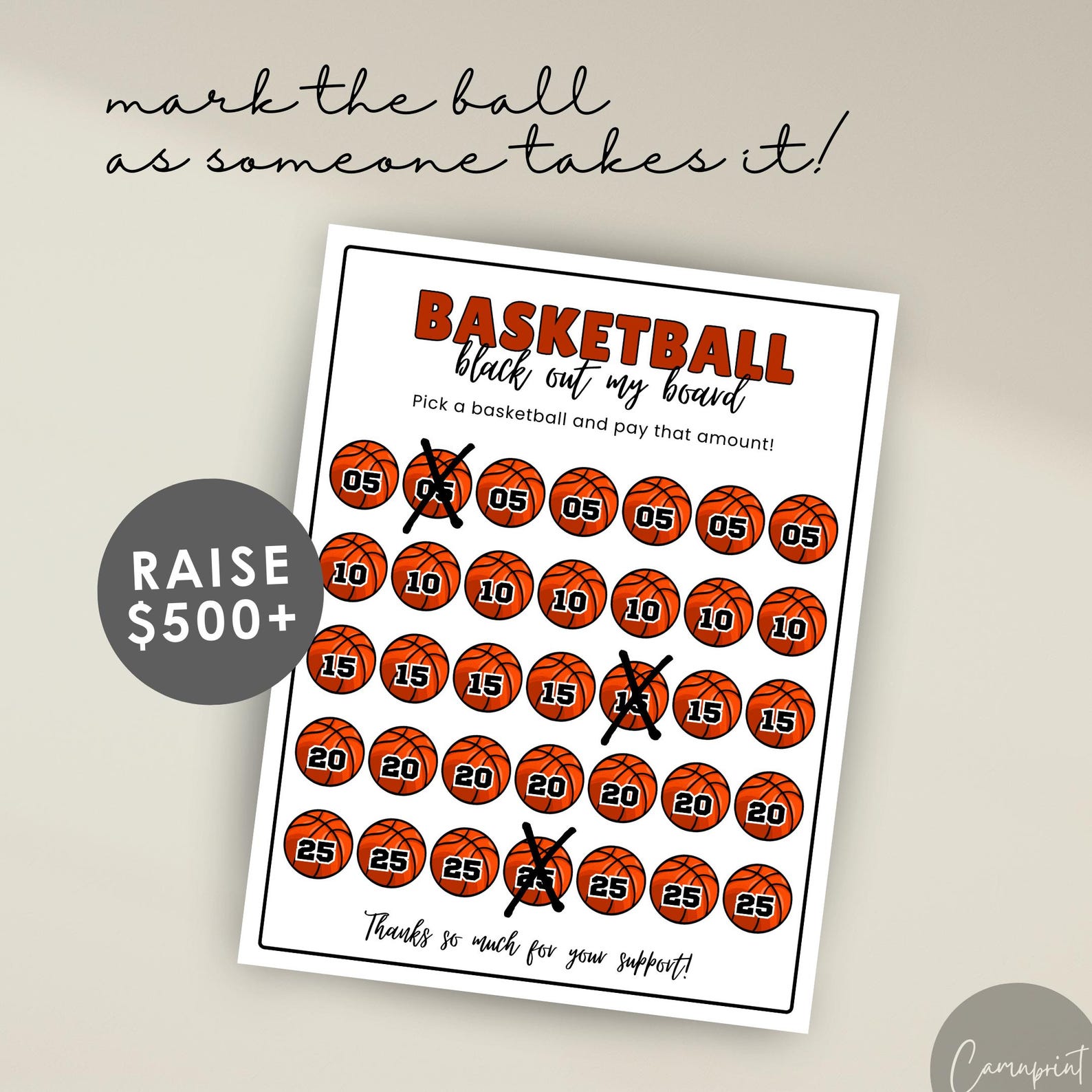 Basketball Fundraiser for Sports Fundraiser, Pick a Date to Donate Team ...