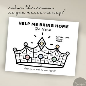 Fill My Crown Pageant Fundraiser for Pageant Fundraising Form Editable ...