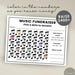 Music Fundraiser Calendar for Marching Band, Choir Fundraiser Form ...
