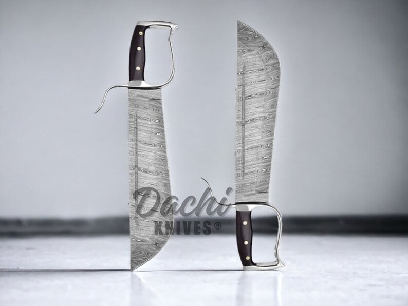 Handcrafted Lightweight Wushu Butterfly Knife Set Damascus Steel Wing ...