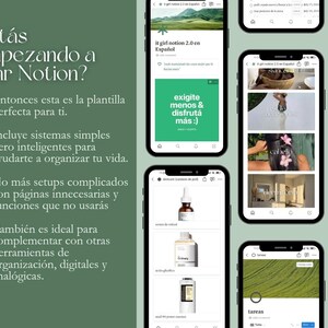 Notion Template in Spanish Spain Notion Template Digital Agenda in Spanish Life Organizer It ...