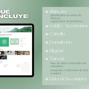 Notion Template in Spanish Spain Notion Template Digital Agenda in Spanish Life Organizer It ...