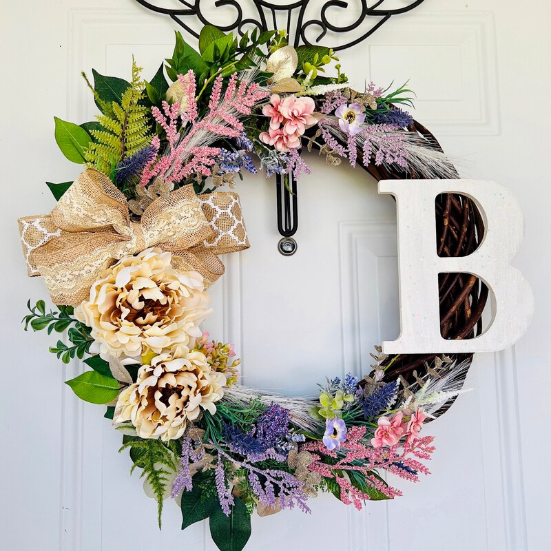 Letter Wreaths - Etsy