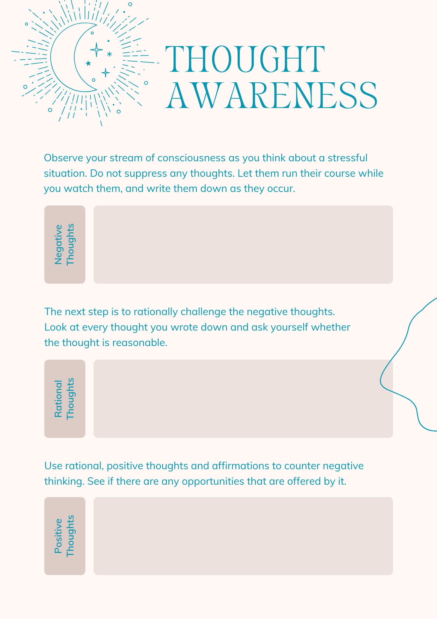 Stress Management Worksheets Adults - Etsy