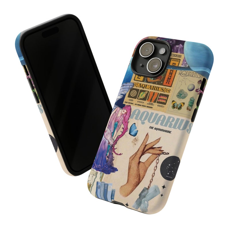 Aquarius Star Sign Birthday Month Astrology Aesthetic Phone Case S20 ...