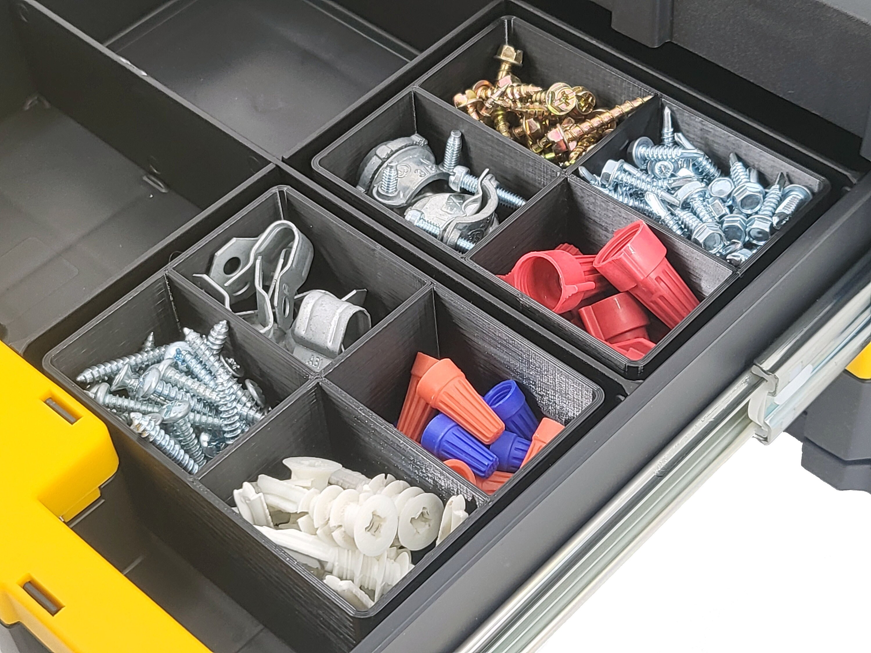 Dewalt TSTAK 2-drawer Tool Box Compatible Small Cup Bins Black - Etsy