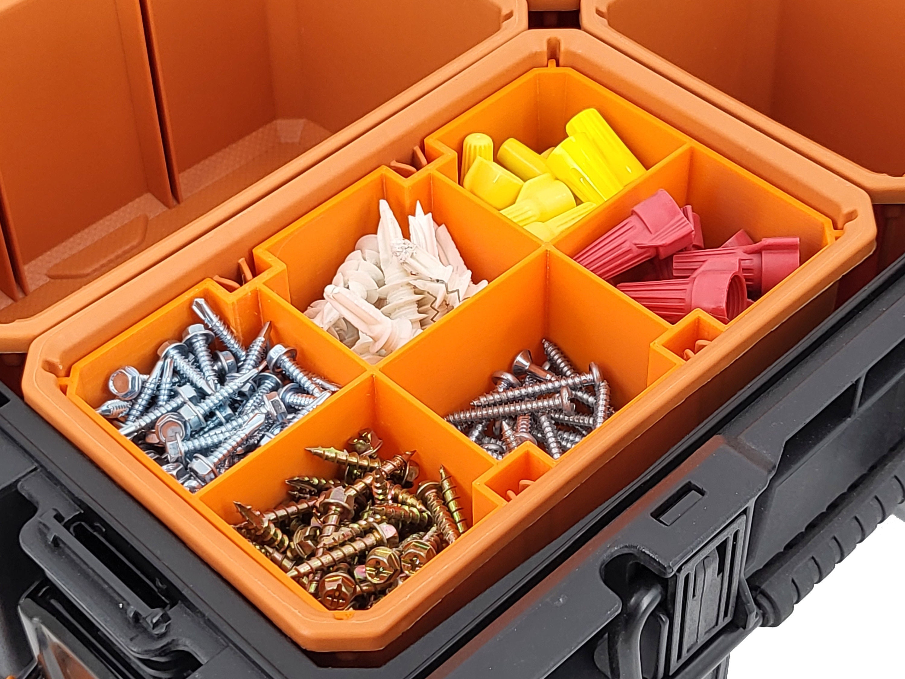 Ridgid Pro Organizer Compatible Large Nesting Bin Orange - Etsy