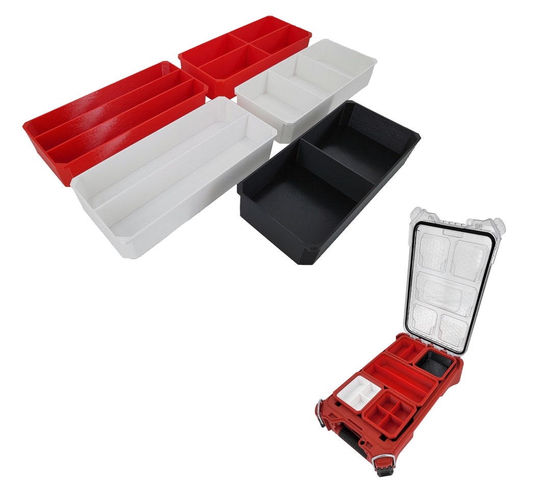 Milwaukee Packout Compact Organizer Compatible 3rd Height Long Nesting ...
