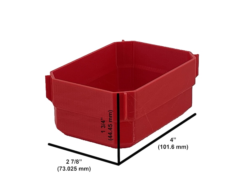 Craftsman TRADESTACK Organizer Compatible Small Nesting Bins - Red - Etsy