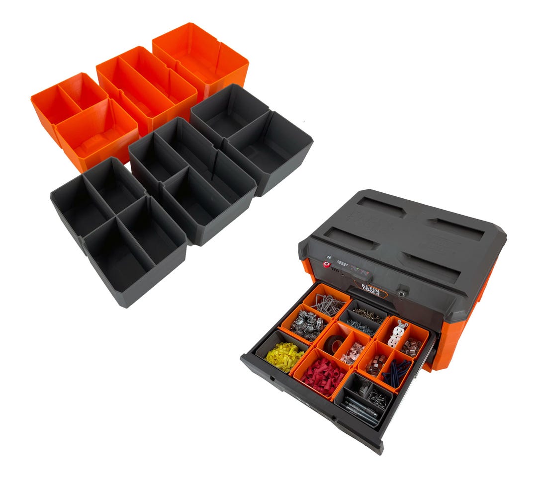 Klein Tools Modbox Three Drawer Toolbox Compatible Medium Nesting Bin ...