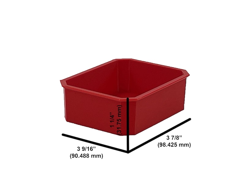Husky Build-out Deep Organizer Compatible Small Nesting Bins - Red - Etsy