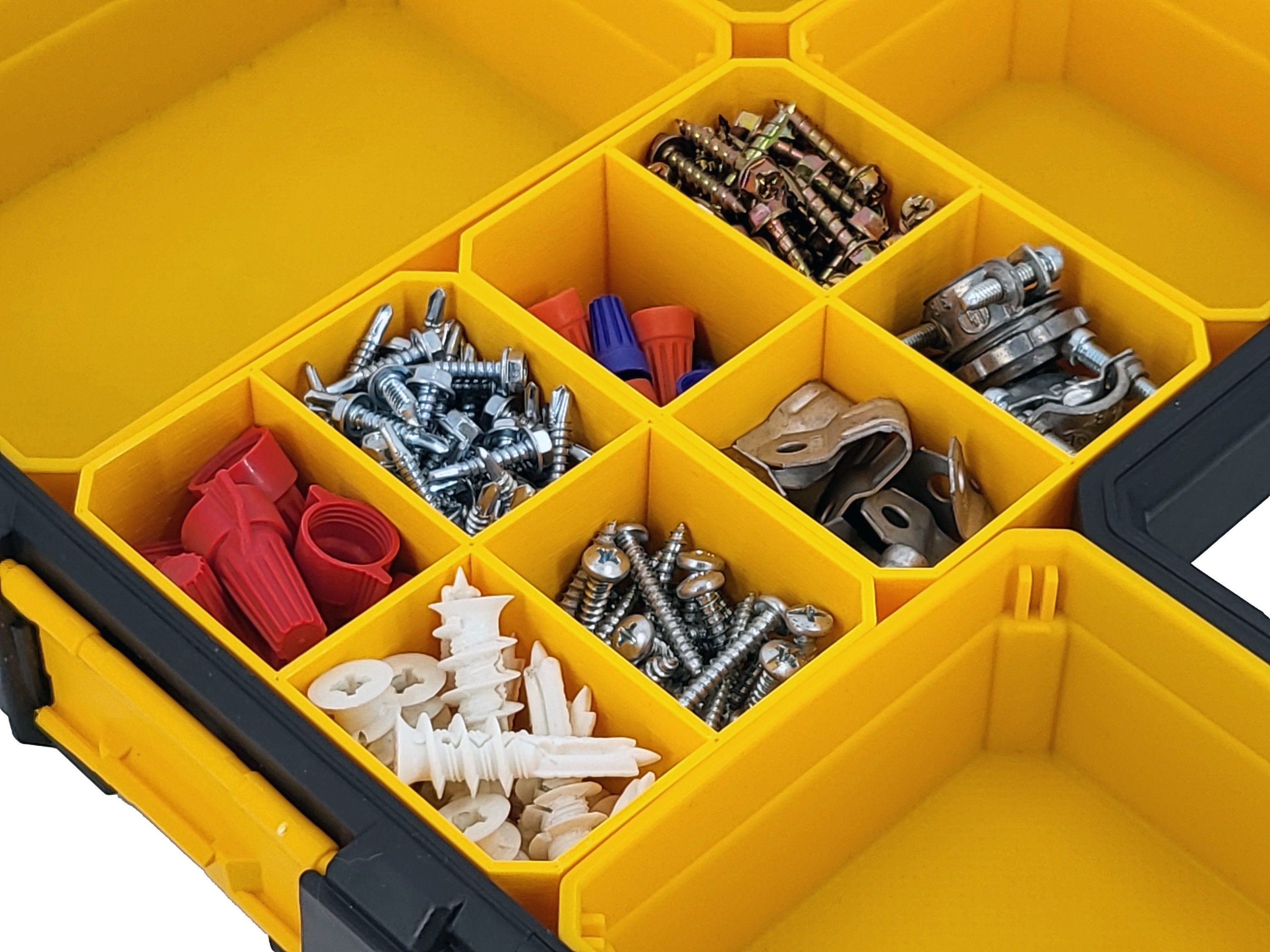 Dewalt Shallow Pro Organizer Compatible Small Nesting Bins Yellow - Etsy
