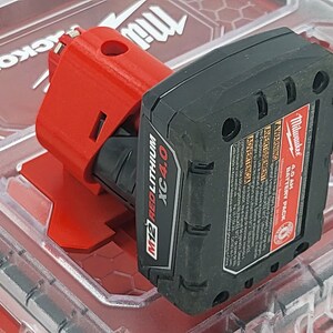 Milwaukee Packout Compatible M12 Battery Locking Mount Holder - Etsy