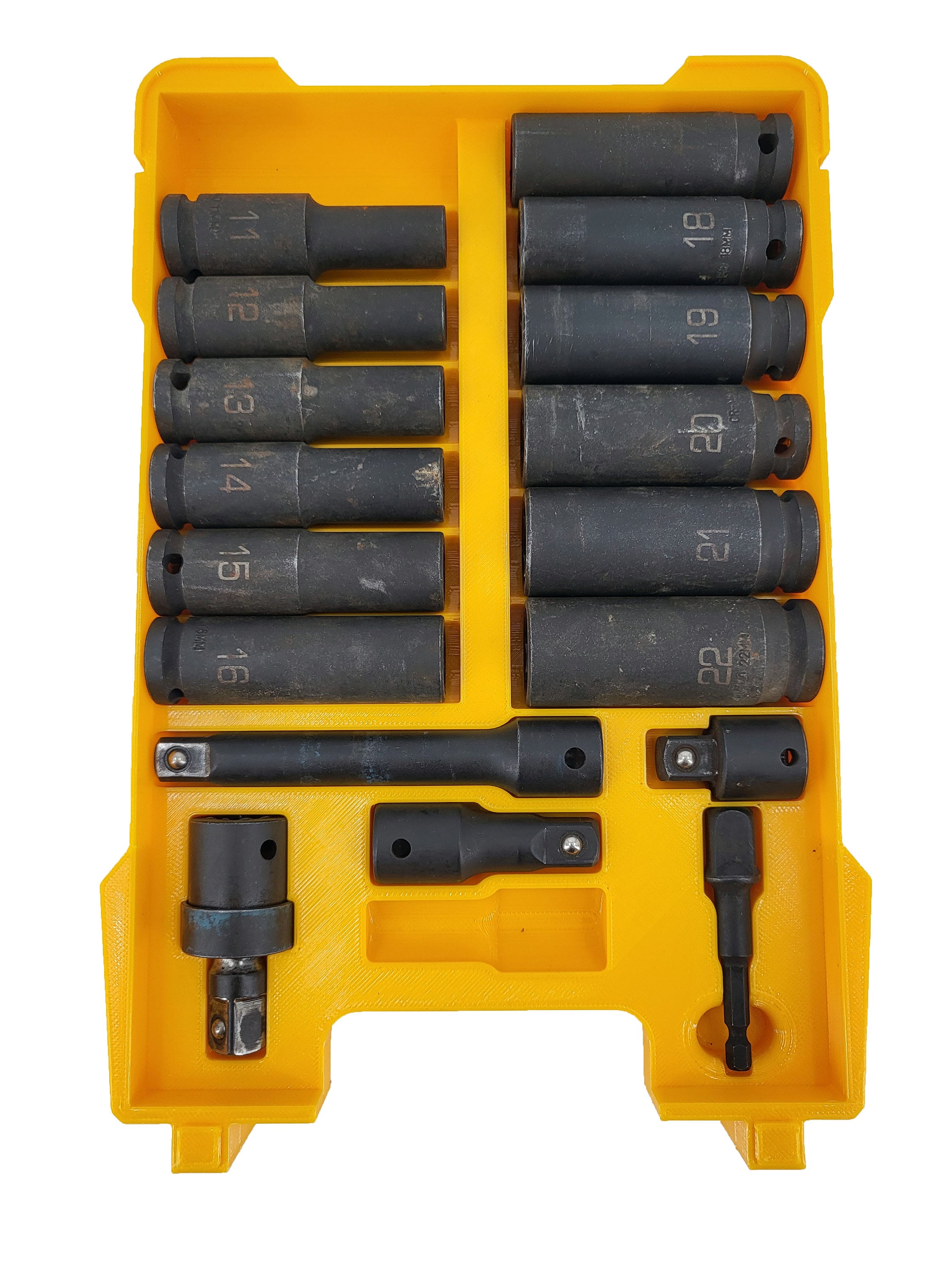 Milwaukee Packout Compact Organizer Compatible Dewalt 1/2 Metric Deep ...