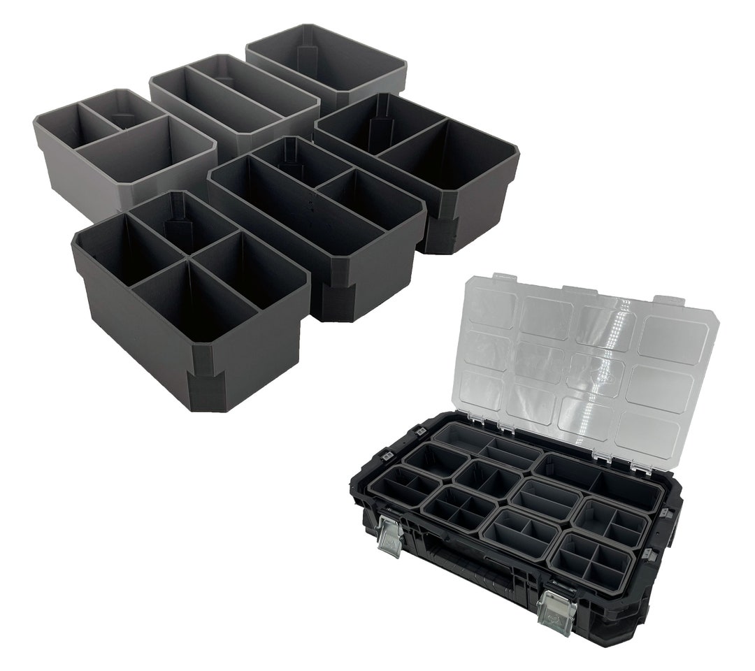 Husky Connect Organizer Compatible Small Nesting Cup Bins - Black - Etsy