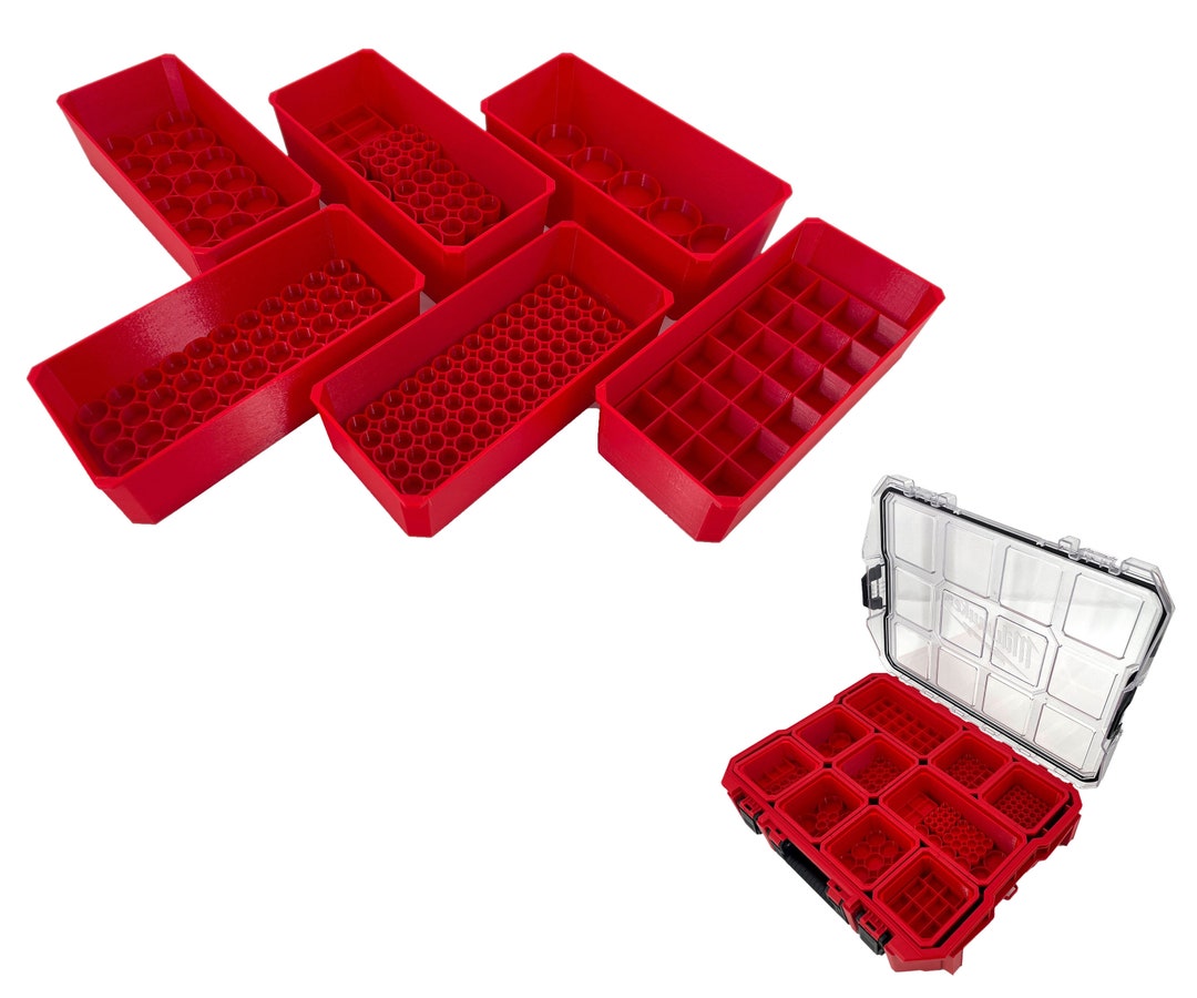 Milwaukee Jobsite Organizer Compatible AA AAA C D 9V Long Battery ...