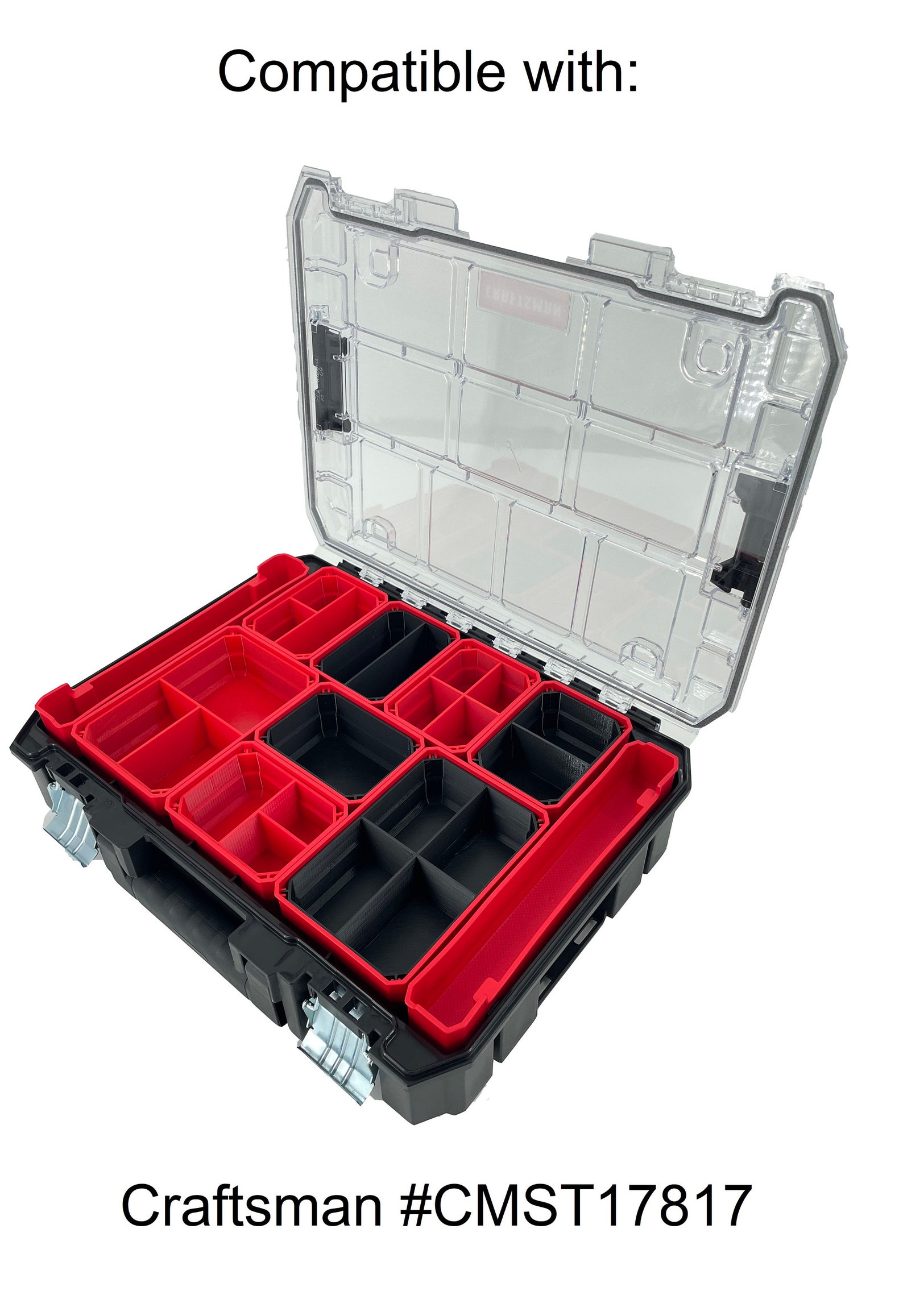 Craftsman VERSASTACK Organizer Compatible Small Nesting Bins - Red - Etsy