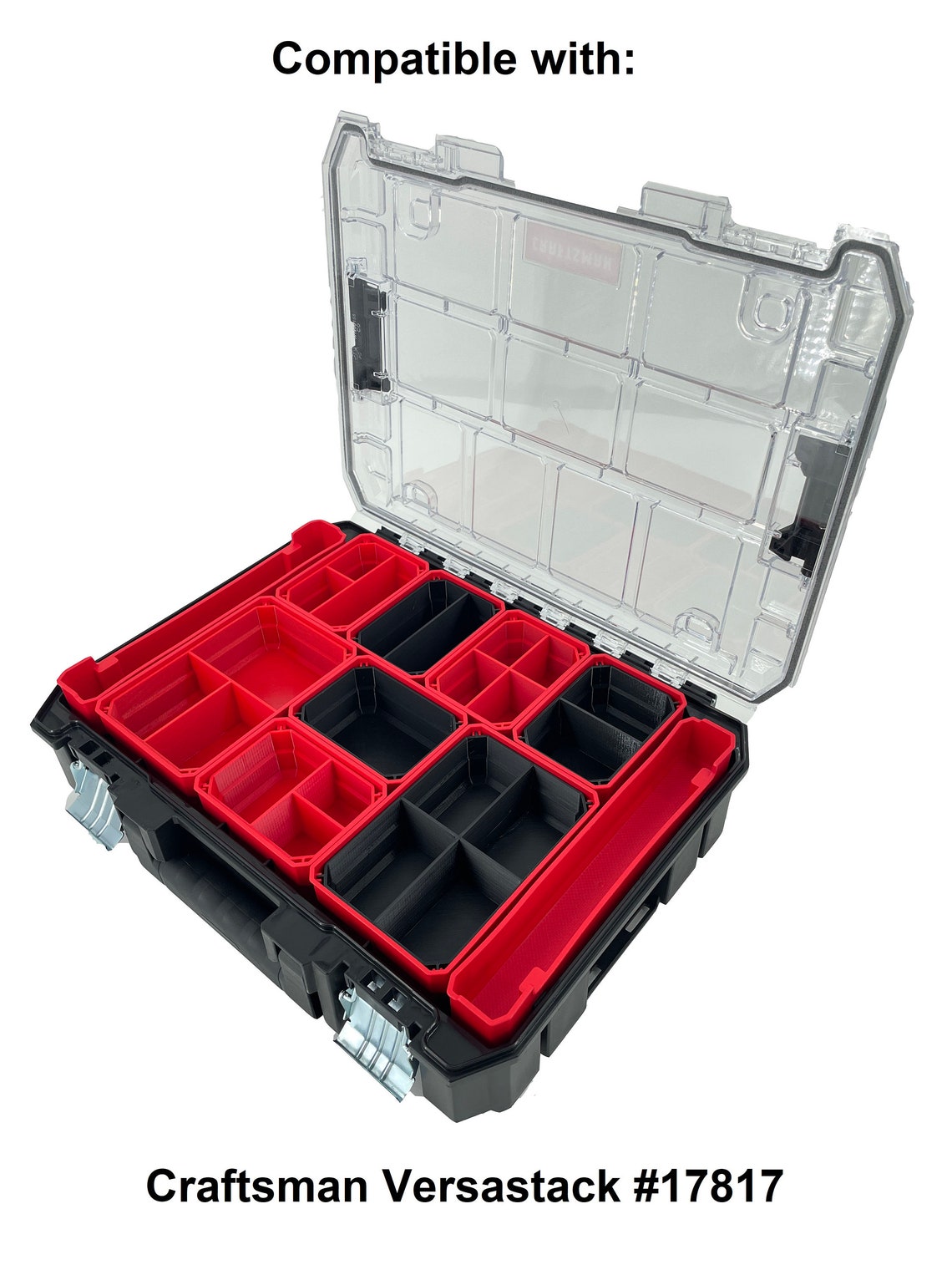 Craftsman VERSASTACK Organizer Compatible Large Nesting Bin - Red - Etsy