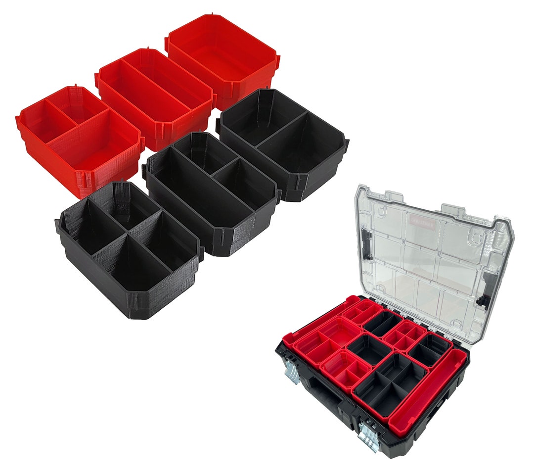 Craftsman VERSASTACK Organizer Compatible Small Nesting Bins - Red - Etsy