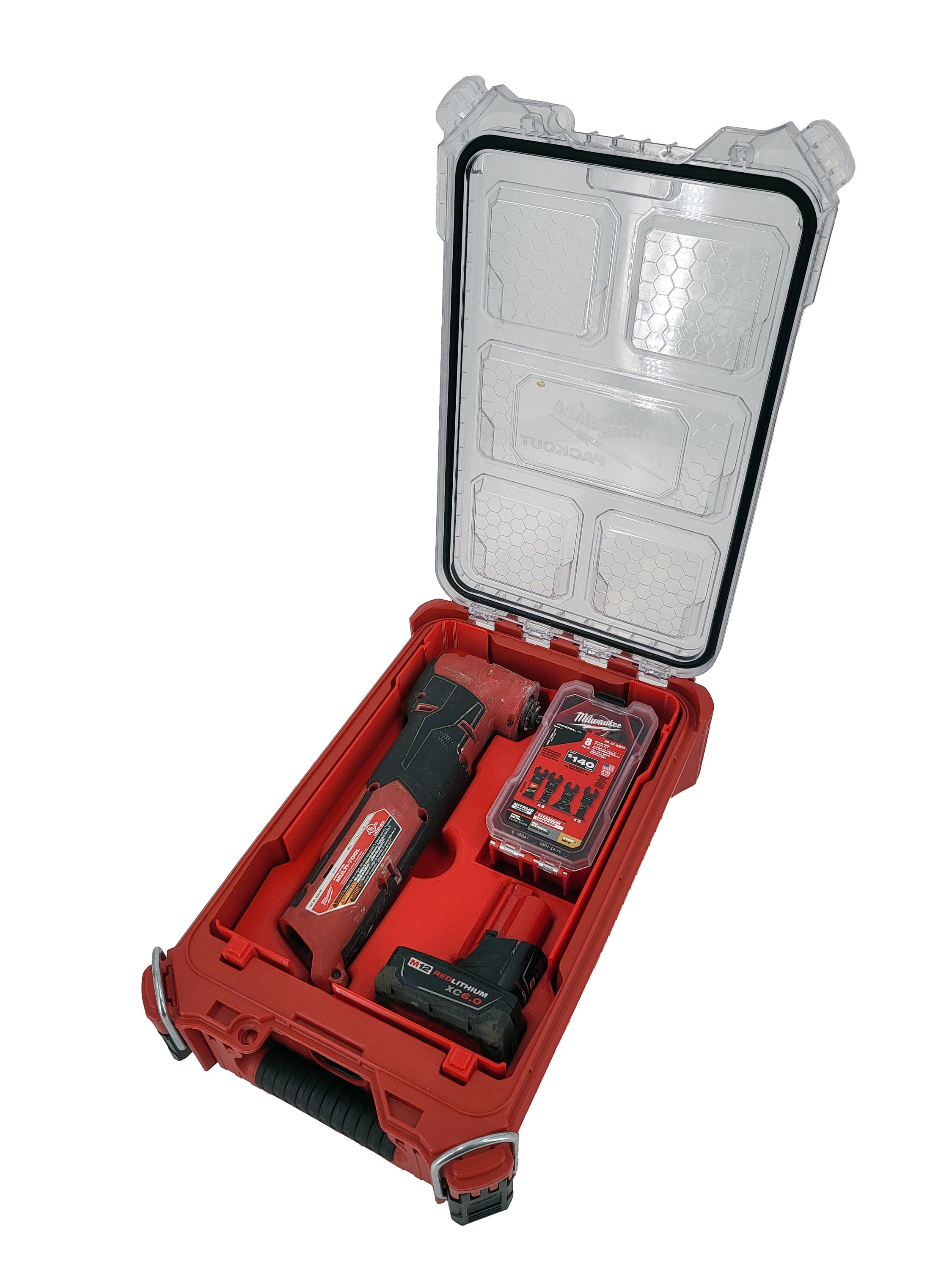 Milwaukee Packout Compact Compatible M12 Oscillating Multi Tool Tray ...