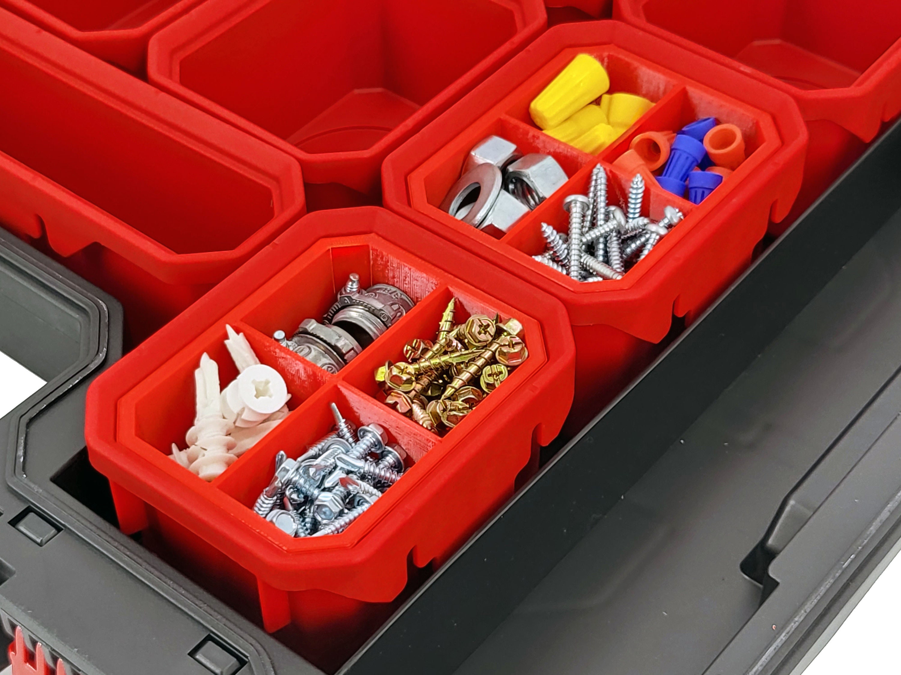 Husky Build-out Deep Organizer Compatible Small Nesting Bins Red - Etsy