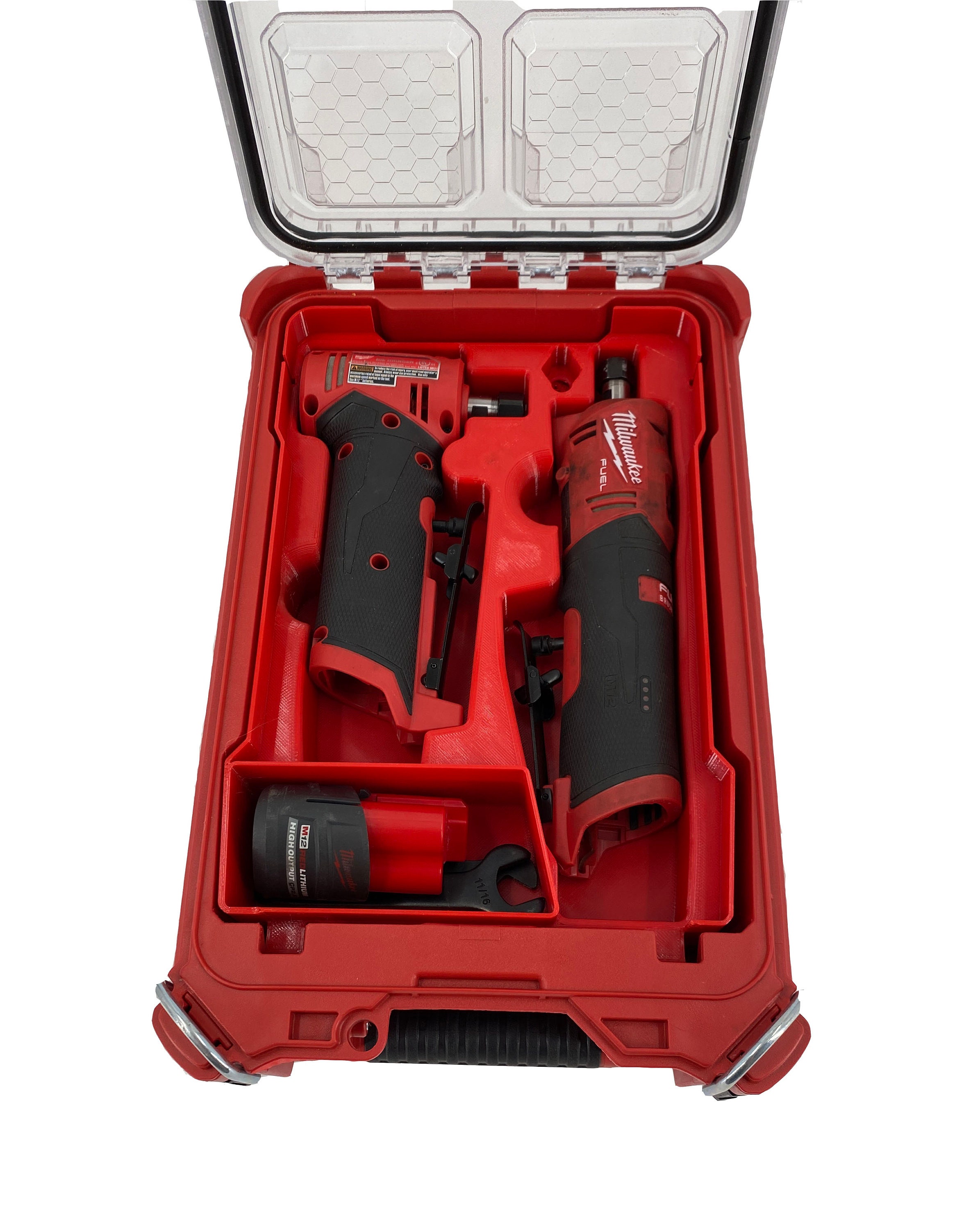 Milwaukee Packout Compact Organizer Compatible M12 Die Grinder Tool ...