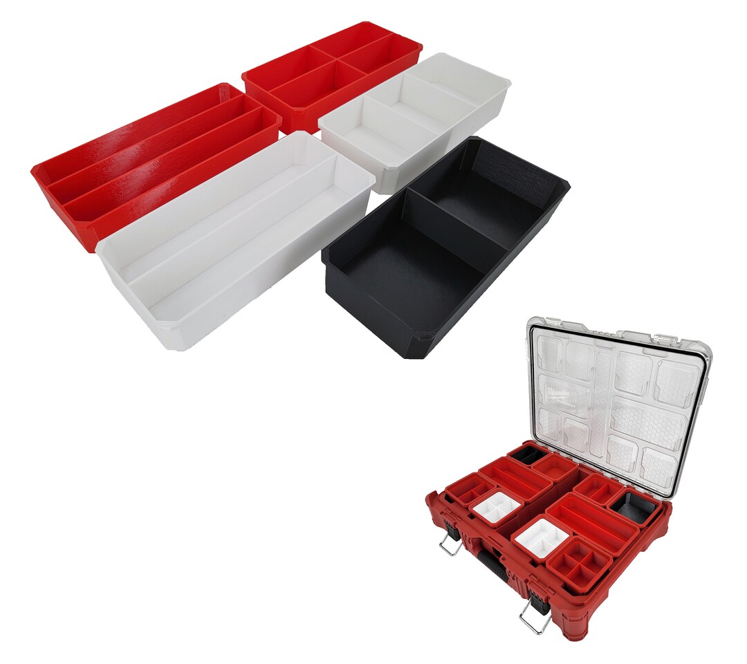Milwaukee Packout Organizer Compatible 3rd Height Long Nesting - Etsy