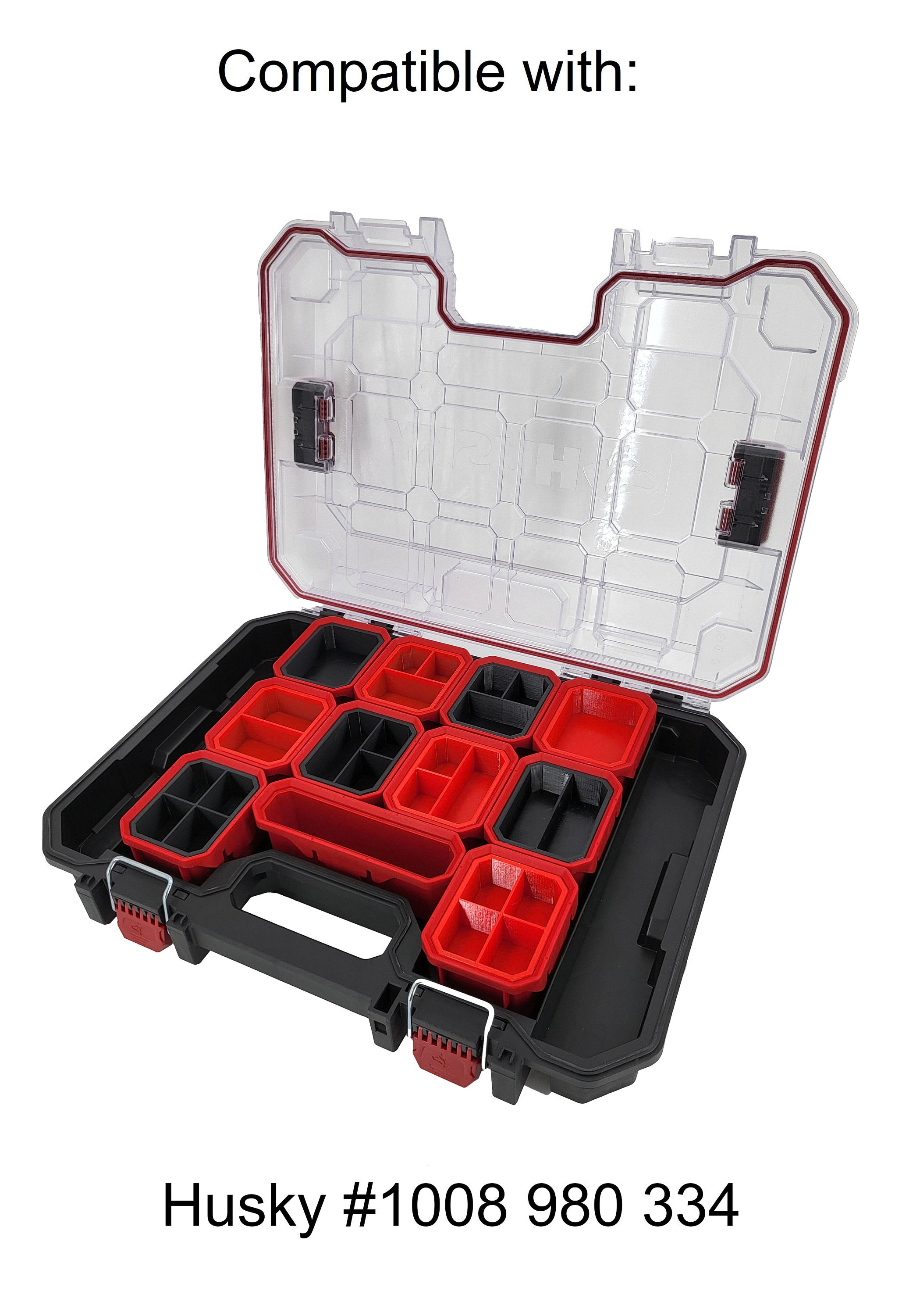 Husky Build-out Deep Organizer Compatible Small Nesting Bins Black - Etsy