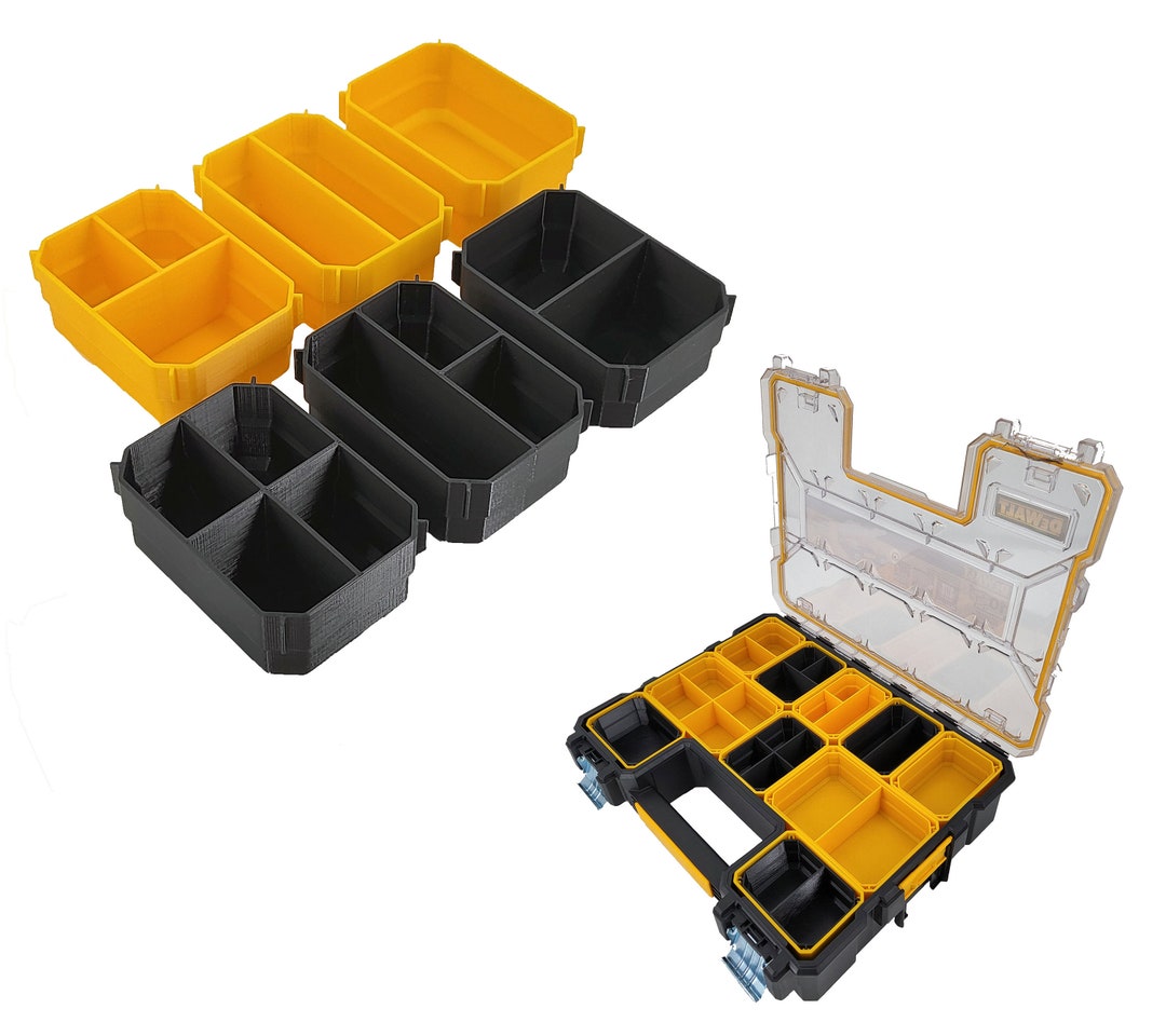 Dewalt Deep Pro Organizer Compatible Small Nesting Bins - Black - Etsy