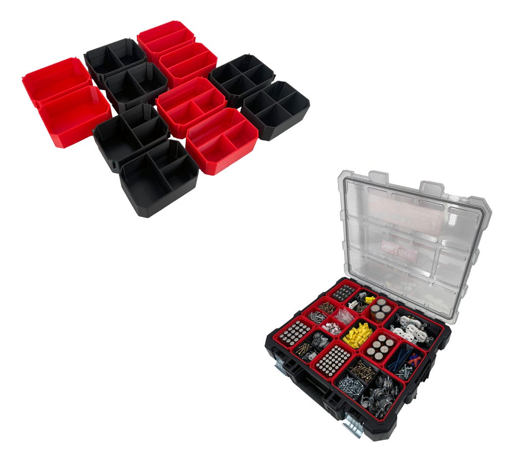 Craftsman XL Pro Organizer Compatible Small Nesting Bin Set - Black - Etsy