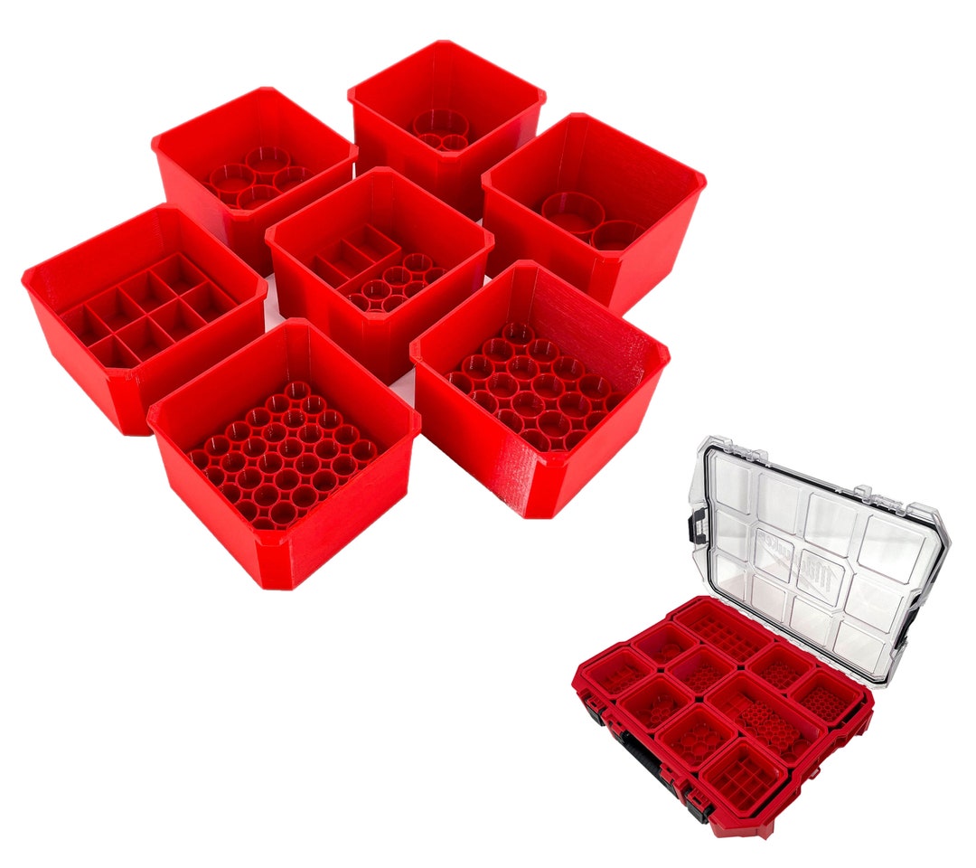 Milwaukee Jobsite Organizer Compatible AA AAA C D 9V BTN Sq Battery ...