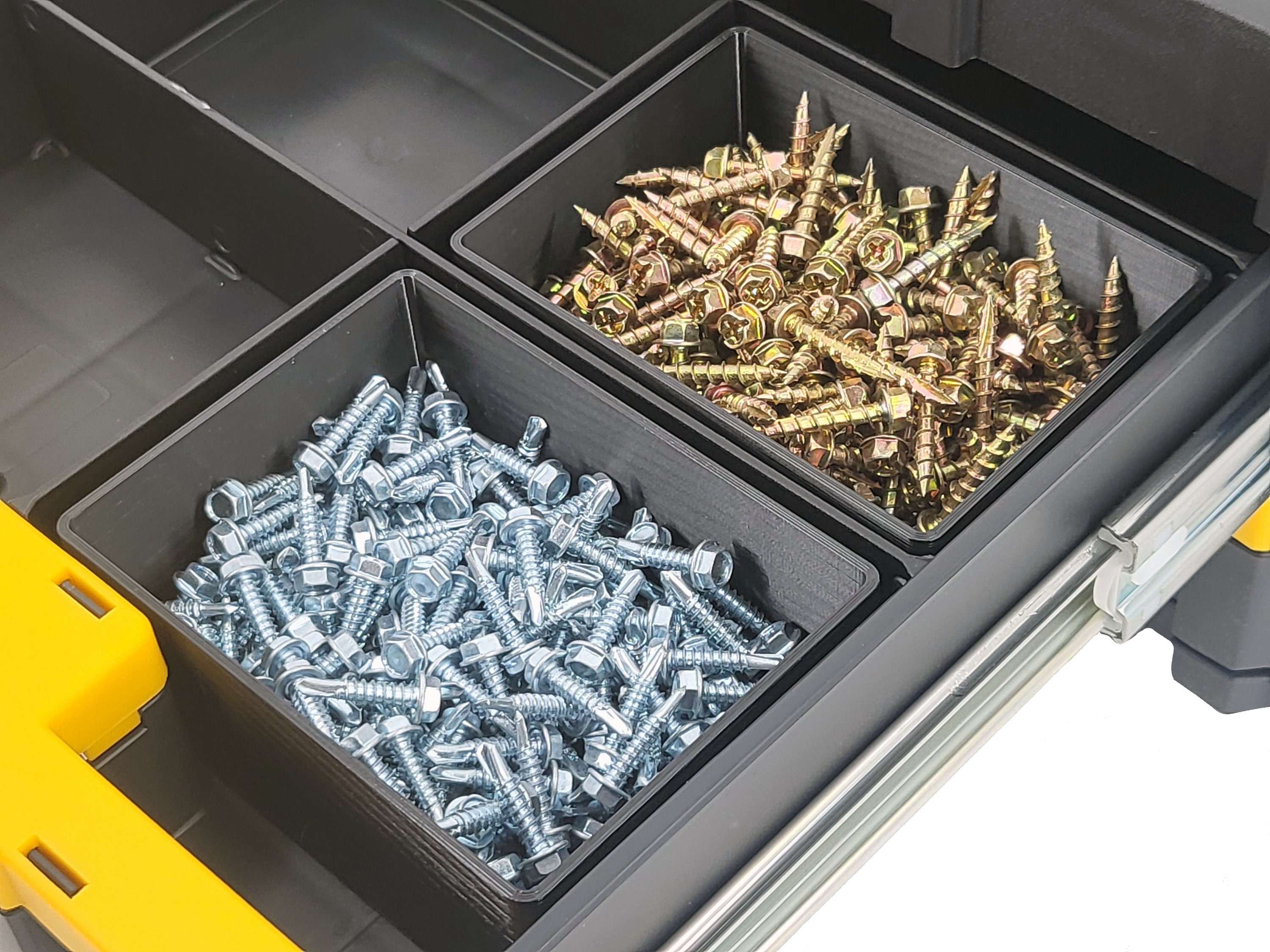 Dewalt TSTAK 2-drawer Tool Box Compatible Small Cup Bins Black - Etsy