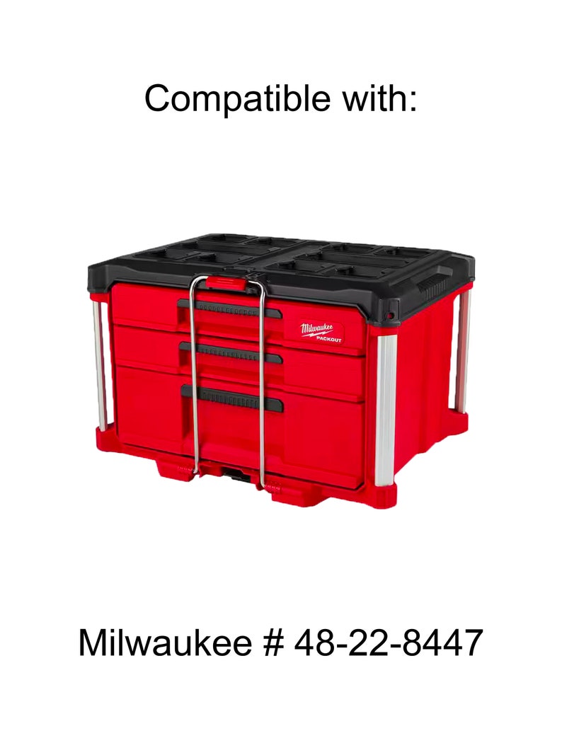Milwaukee Packout Multi Depth 3 Drawer (upper) Tool Box Compatible ...