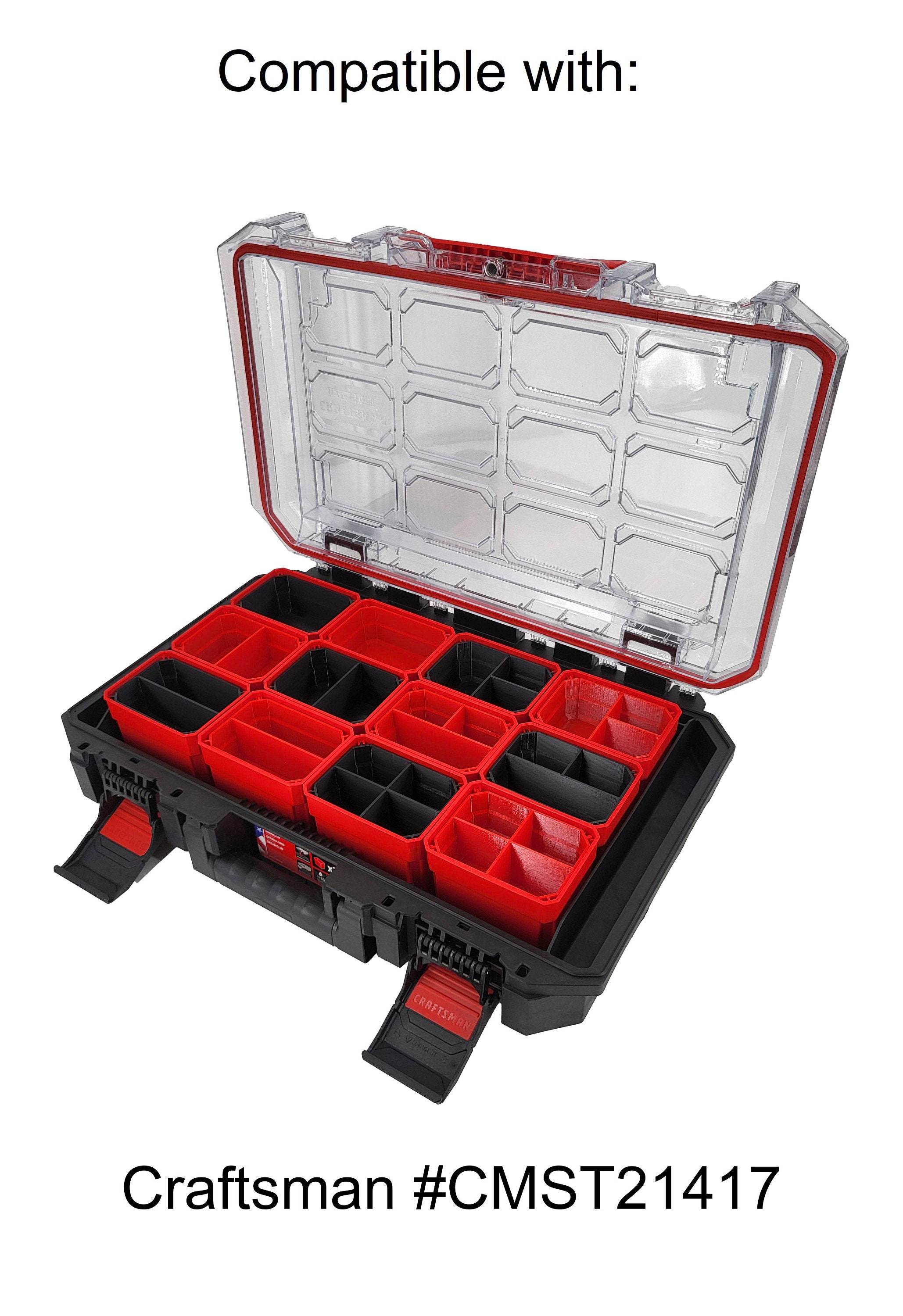 Craftsman TRADESTACK Organizer Compatible Small Nesting Bins - Black - Etsy