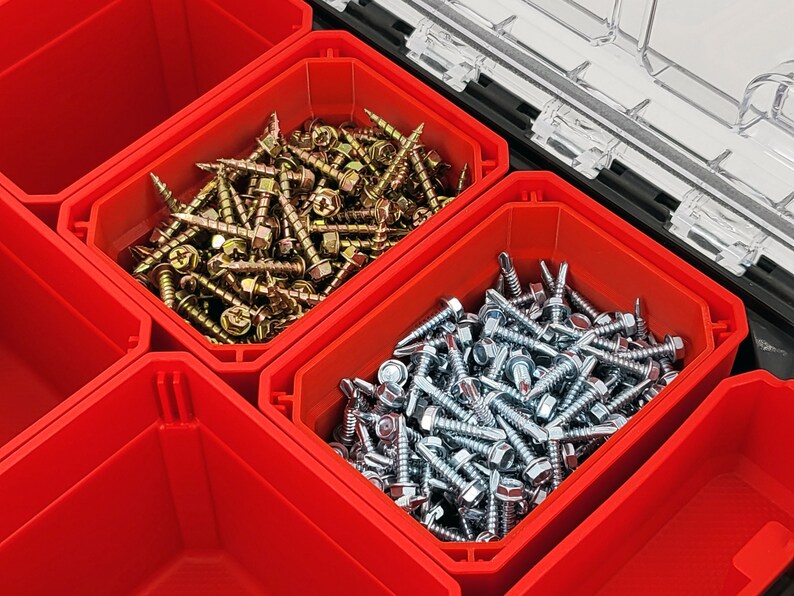 Craftsman VERSASTACK Organizer Compatible Small Nesting Bins Red - Etsy
