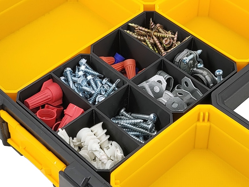 Dewalt Shallow Pro Organizer Compatible Small Nesting Bins Black - Etsy
