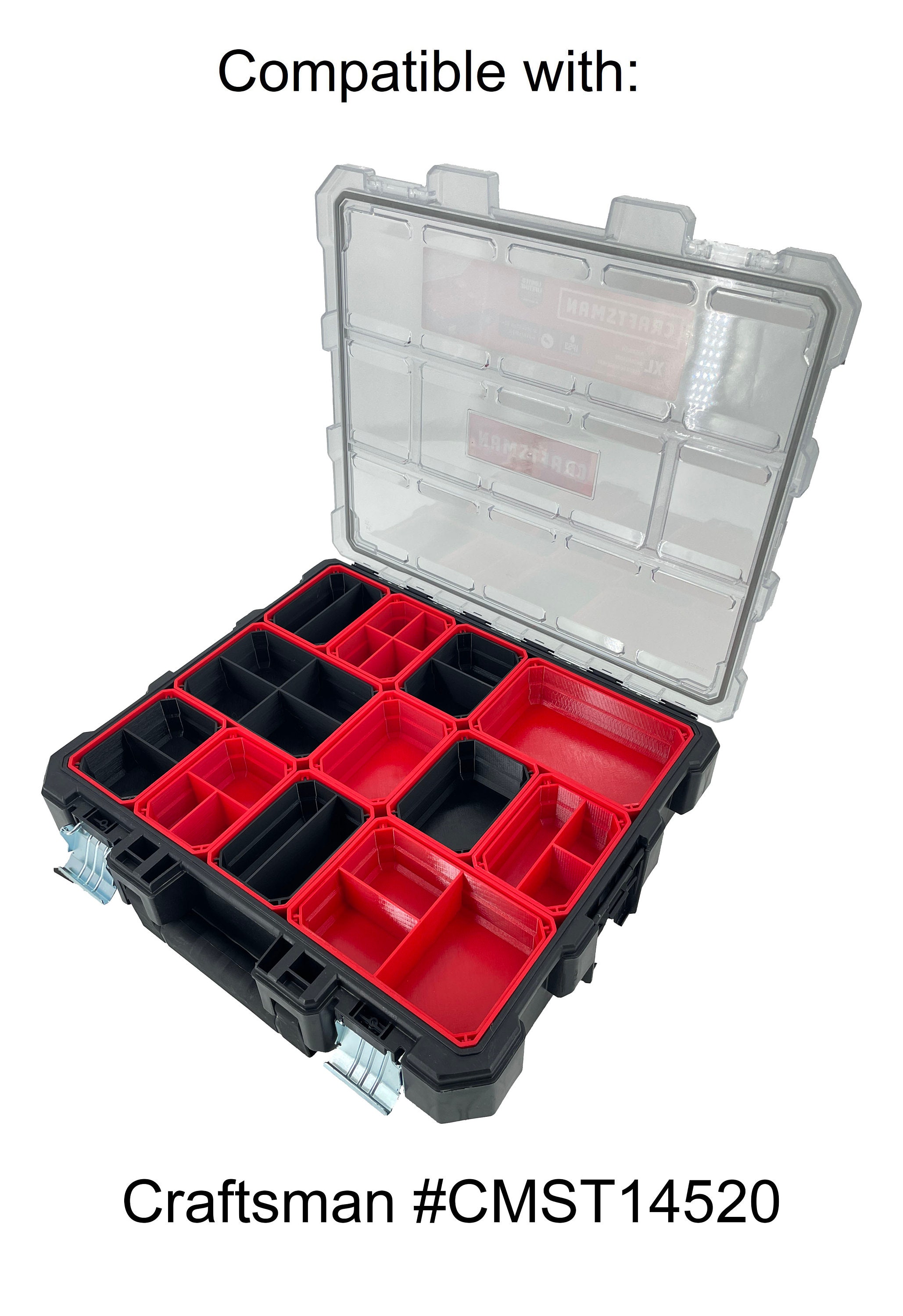 Craftsman XL Pro Organizer Compatible Small Nesting Bins Black - Etsy