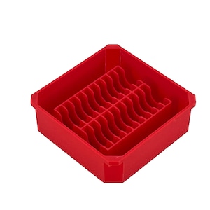 Milwaukee Packout Compact Organizer Compatible AA AAA C D 9V BTN Sq ...