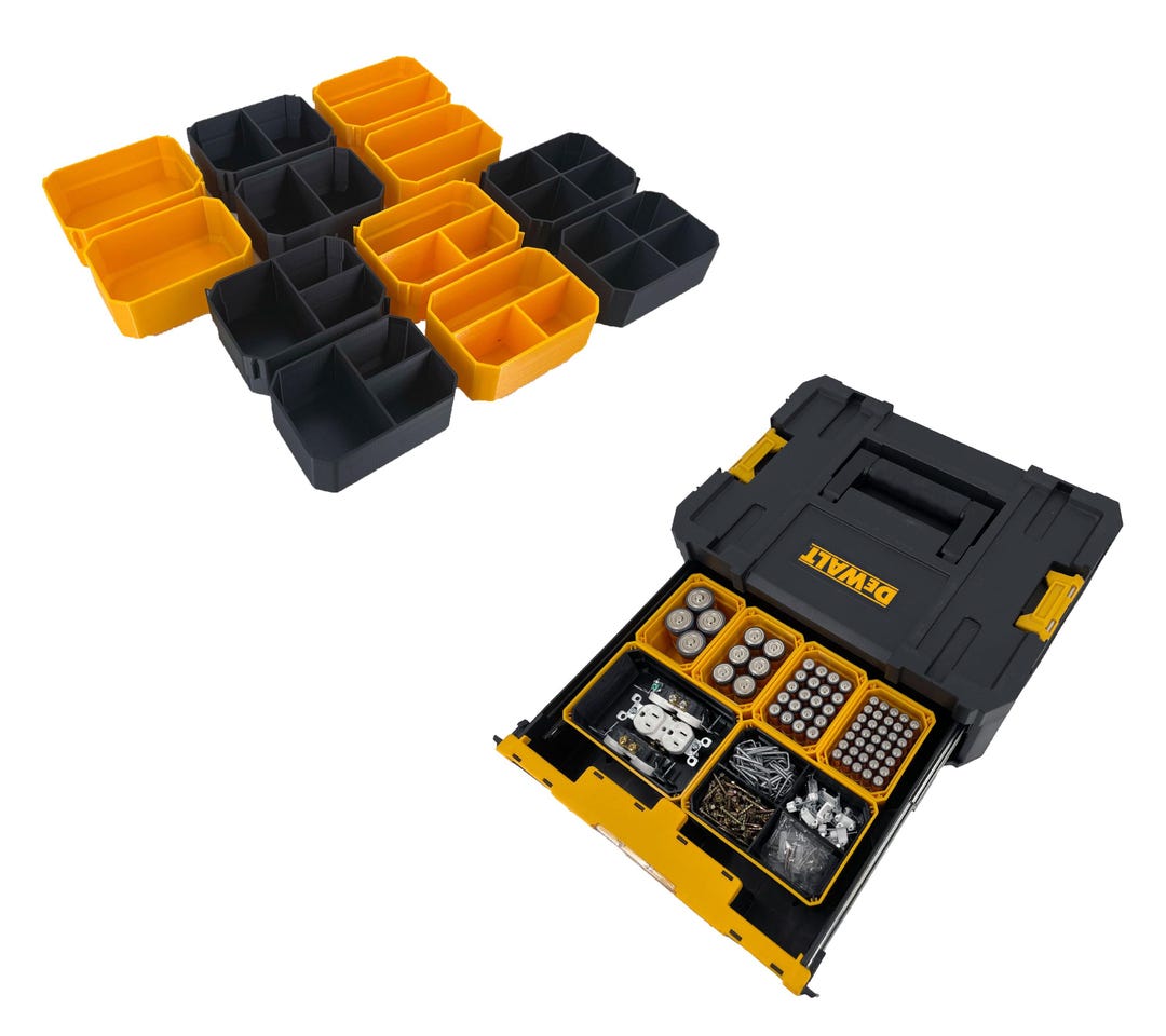 Dewalt TSTAK Single Deep Drawer Tool Organizer Box Compatible Small ...