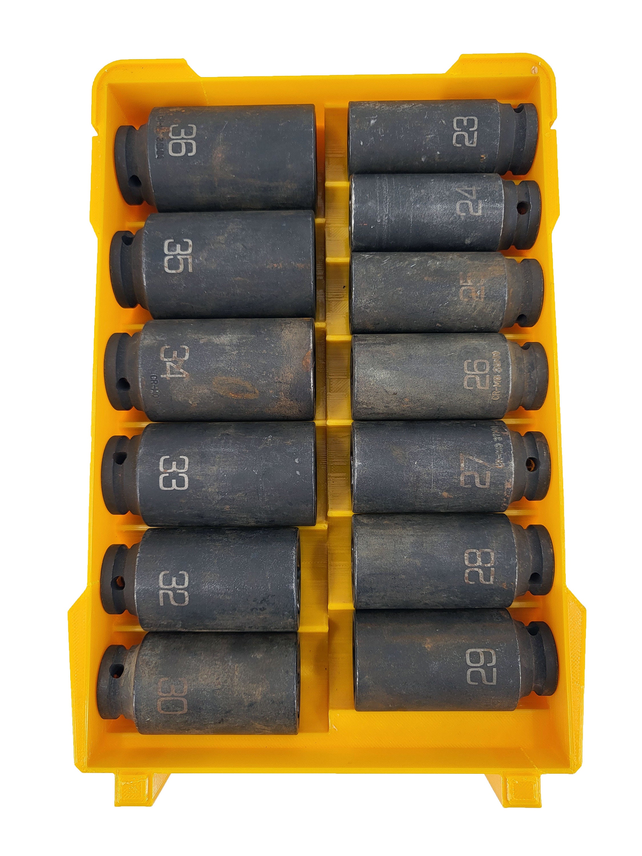 Milwaukee Packout Compact Organizer Compatible Dewalt 1/2 Metric Deep ...