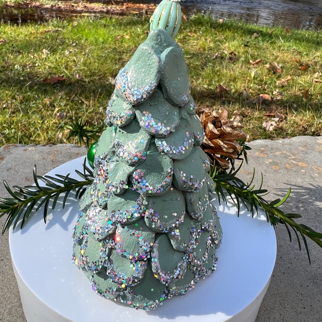 Miniature Christmas Tree Hand Made Pottery Mini Holiday Tree Decor ...