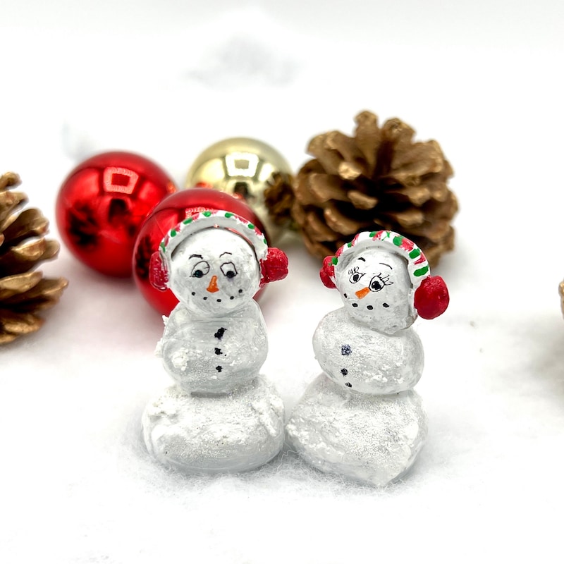 Miniature Snowman - Etsy