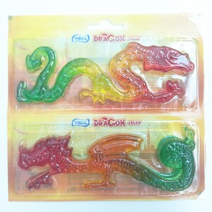 Dragon Jelly Candy. Paper Dragon Puppet Add on Gift - Etsy