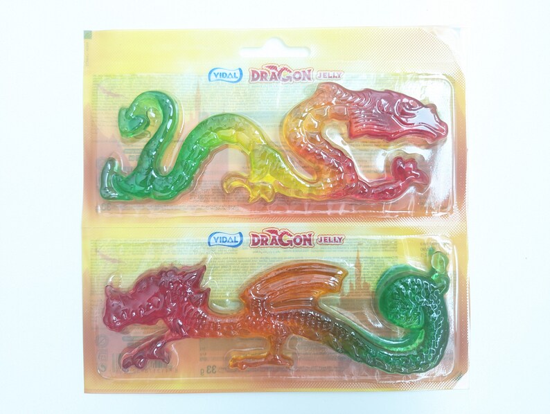 Dragon Jelly Candy. Paper Dragon Puppet Add on Gift - Etsy