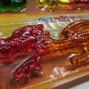 Dragon Jelly Candy. Paper Dragon Puppet Add on Gift - Etsy