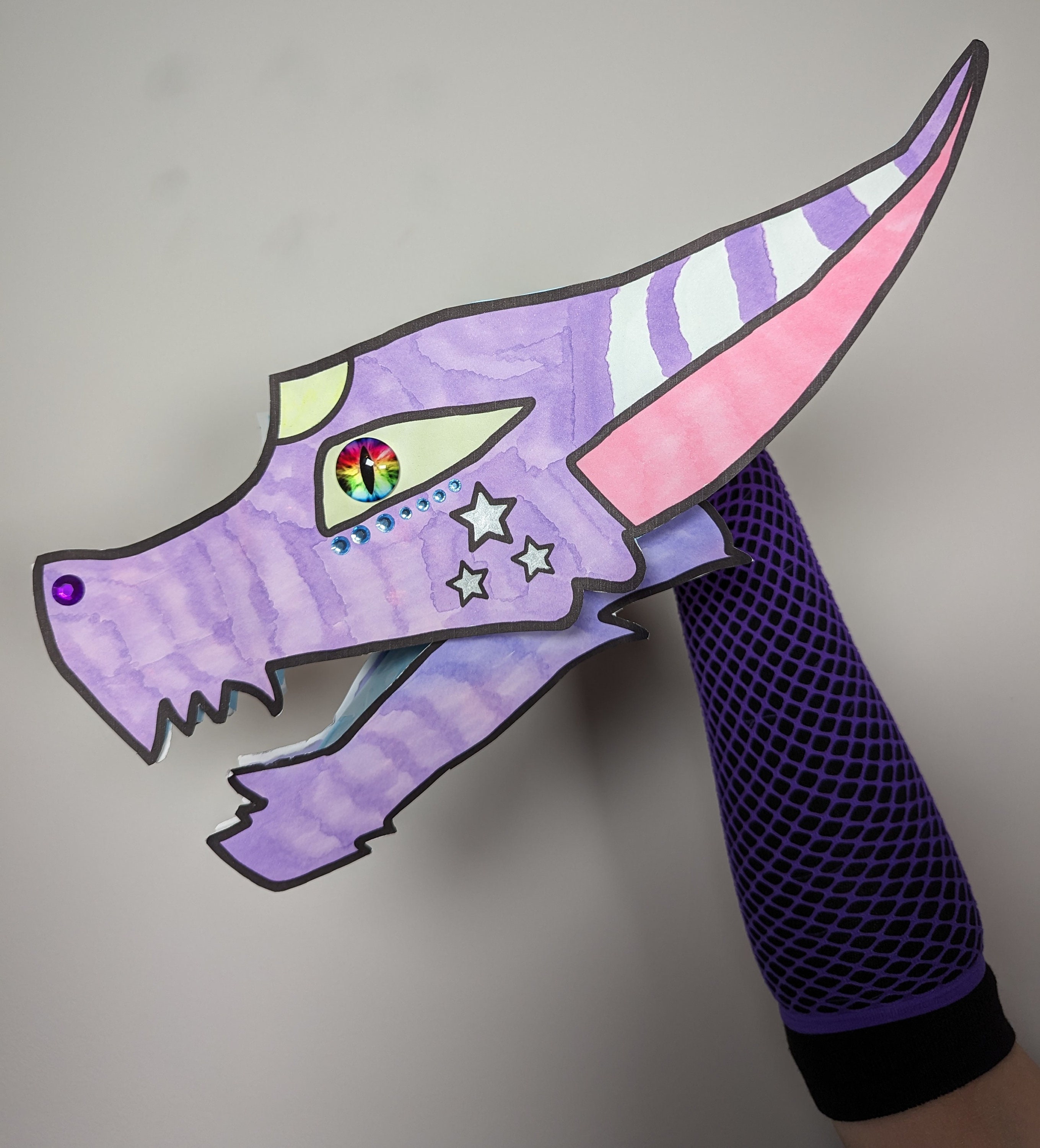 Paper Dragon Puppet Builder Kit. Tiktokdragon as Seen on Tiktok Paper ...