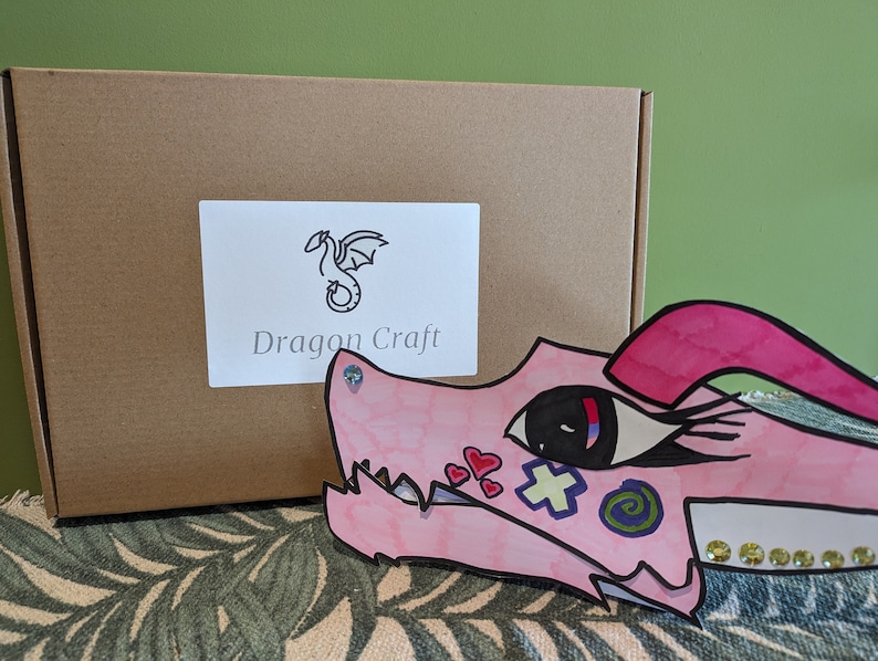Paper Dragon Puppet Builder Kit. Tiktokdragon as Seen on Tiktok Paper ...