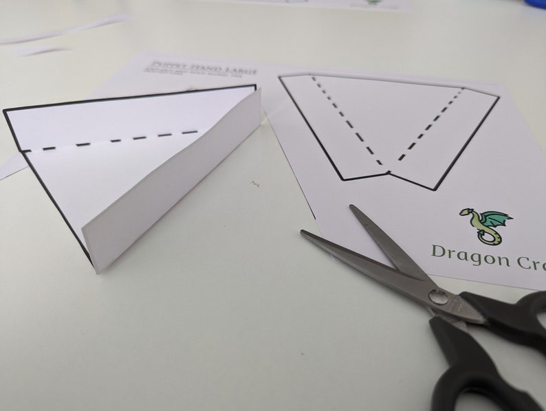 Paper Dragon Puppet Gift Box, Tiktok Dragon, Dragonpuppet, Paper Craft ...