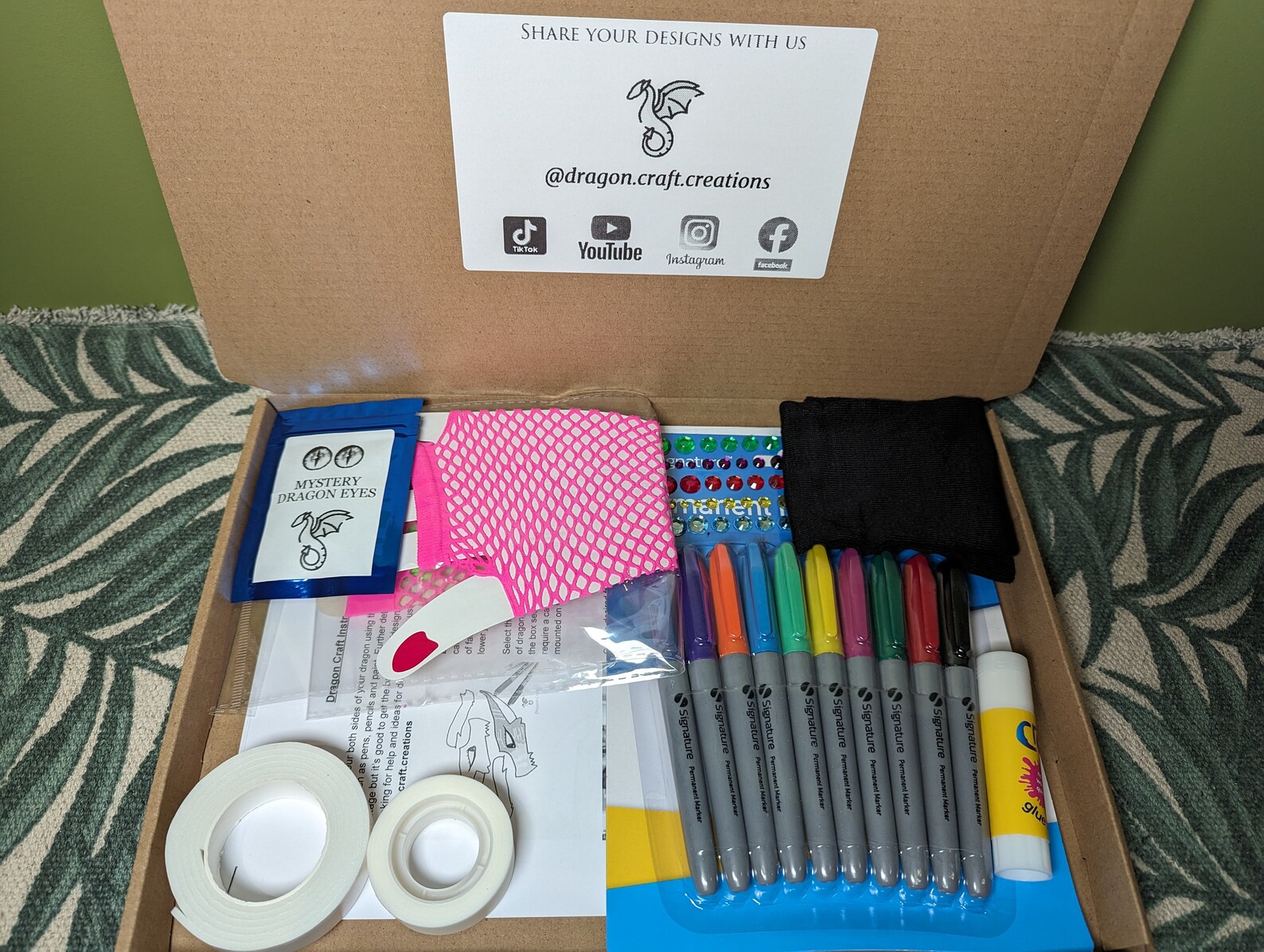 Paper Dragon Puppet Builder Kit. Tiktokdragon as Seen on Tiktok Paper ...