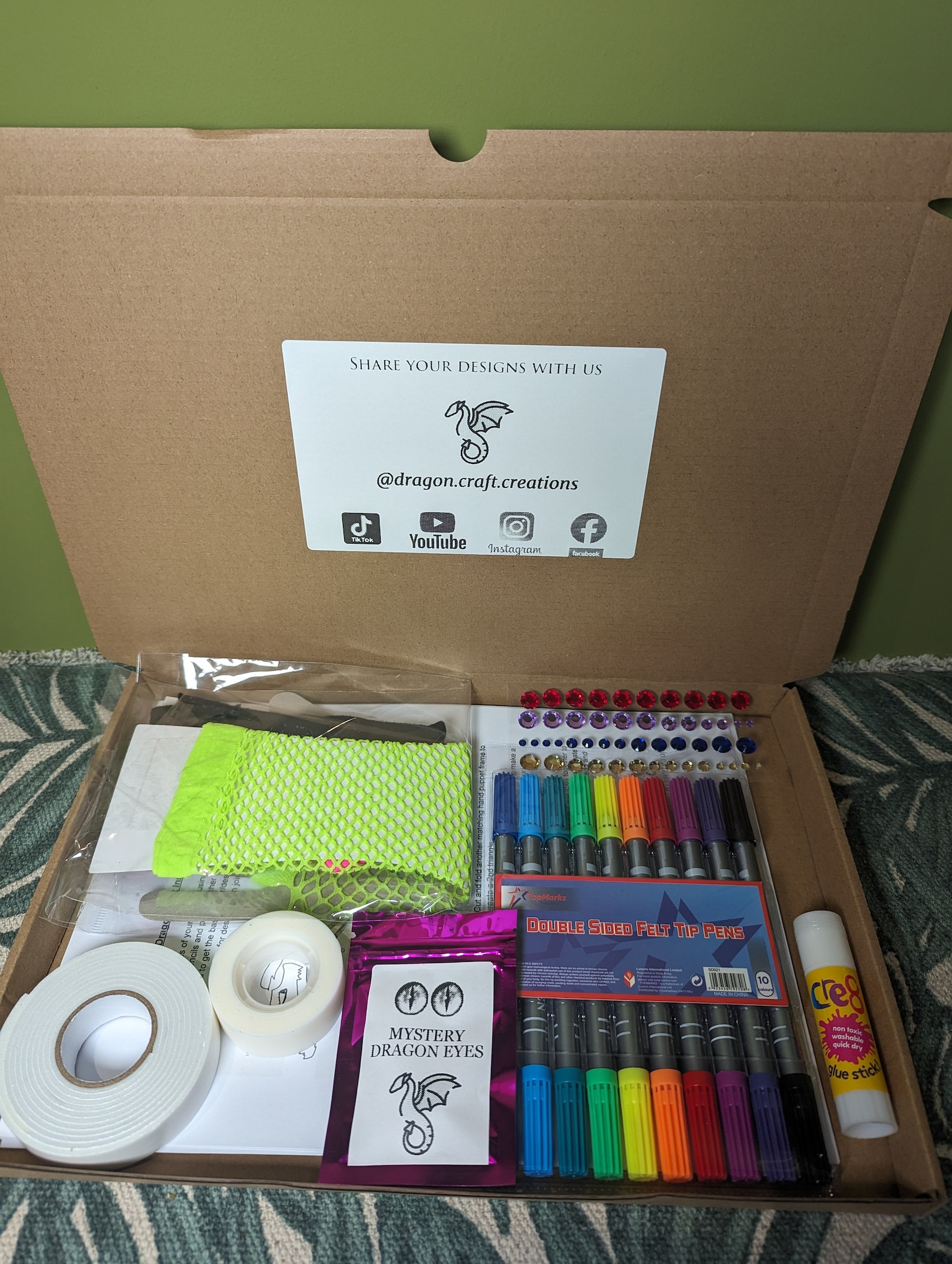 Paper Dragon Puppet Gift Box, Tiktok Dragon, Dragonpuppet, Paper Craft ...